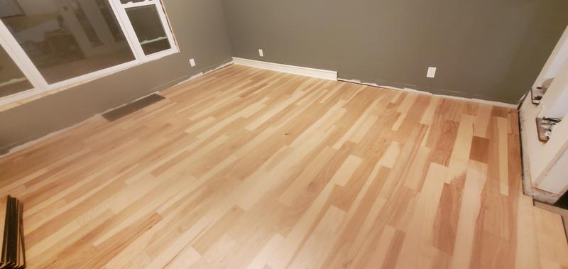 Bruce Hydropel Black Brown Hickory 5-in W x 7/16-in T x 47-15/64-in ...
