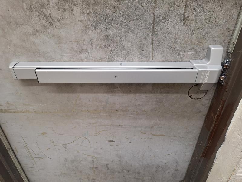 SVOPES Door Push Bar Panic Exit Device 36-in Stainless steel Universal ...