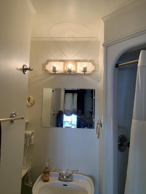 Progress Lighting Teigen 23.5-in 3 -Light Gold Traditional Vanity light ...