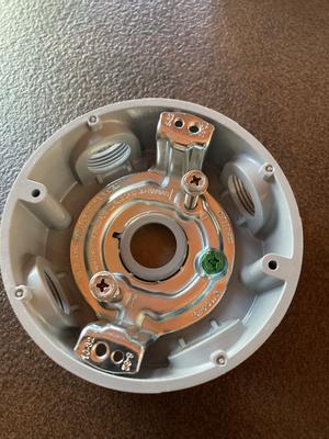 Hubbell Bell PVC Weatherproof New Work/Old Work Ceiling Fan Electrical ...