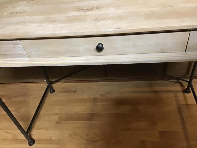 allen + roth Allen + Roth 42-in Brown Pine Writing desk in the Desks ...