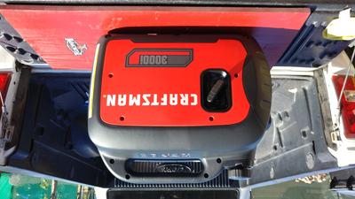 CRAFTSMAN 3300-Watt Single Fuel (Gasoline) Inverter Generator ...