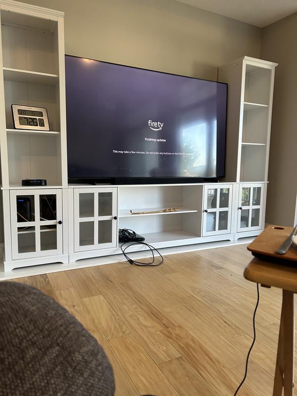 FUFU&GAGA Modern/Contemporary White Tv Cabinet Integrated Tv Mount ...