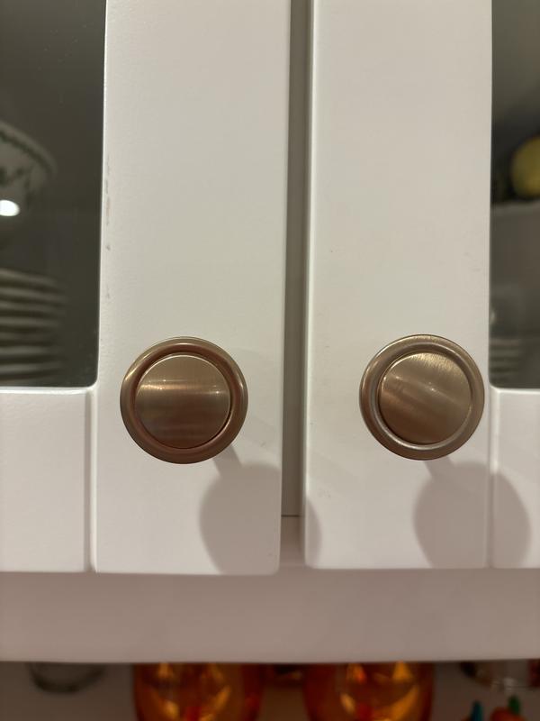 Amerock Loop 1-3/16-in Satin Nickel Round Transitional Cabinet Knob 25 ...