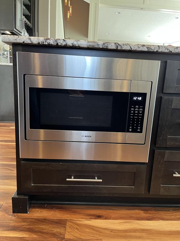 Bosch 300 Series 2.1-cu ft 1000-Watt 24.37-in Built-In Microwave ...