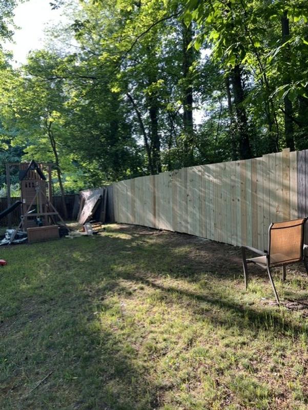 Severe Weather 5/8-in x 6-in x 8-ft Pressure Treated Pine Dog Ear Fence ...