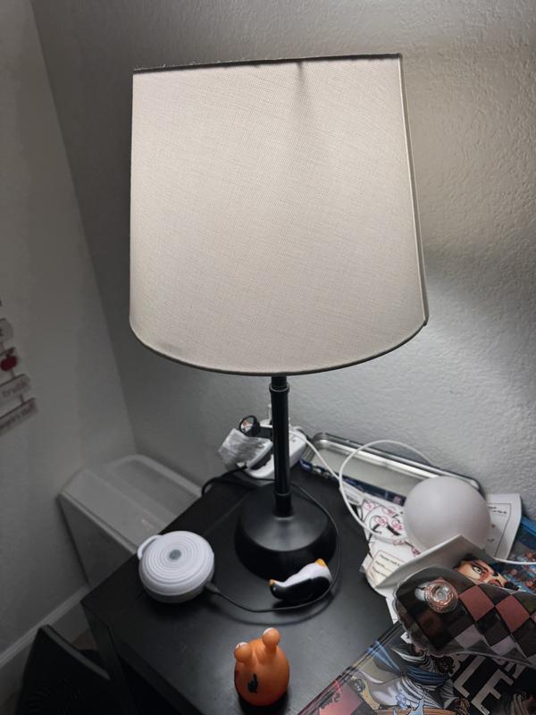 Safavieh Table Lamps 20.5-in Black LED Incandescent Rotary socket Table ...