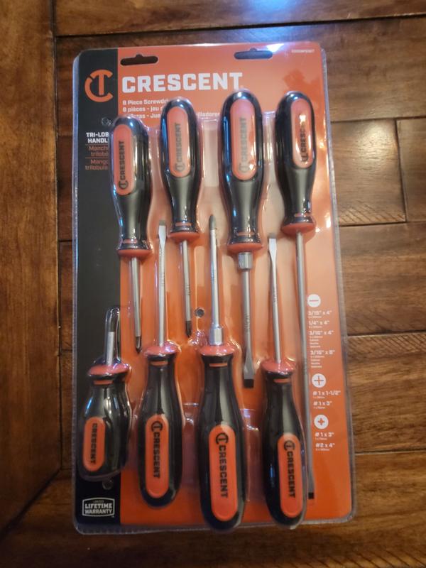 Crescent 8-Piece Screwdriver Set CSDS8PCSET at Lowes.com