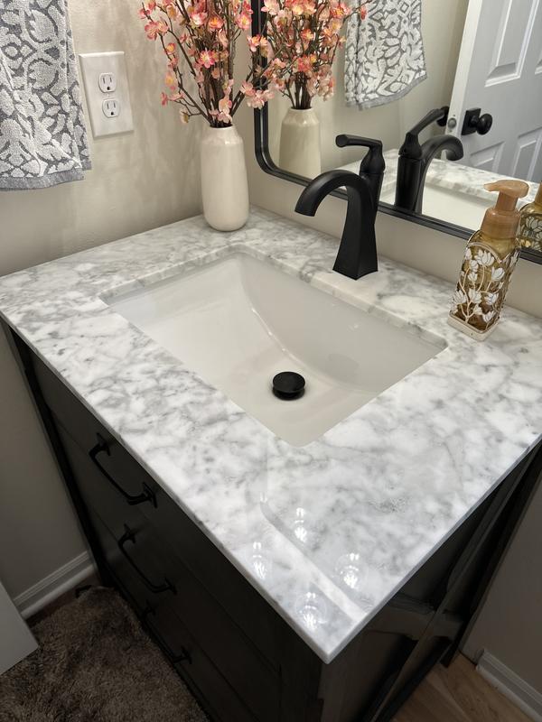 Altair Maribella 36-in Rust Black Undermount Single Sink Bathroom ...