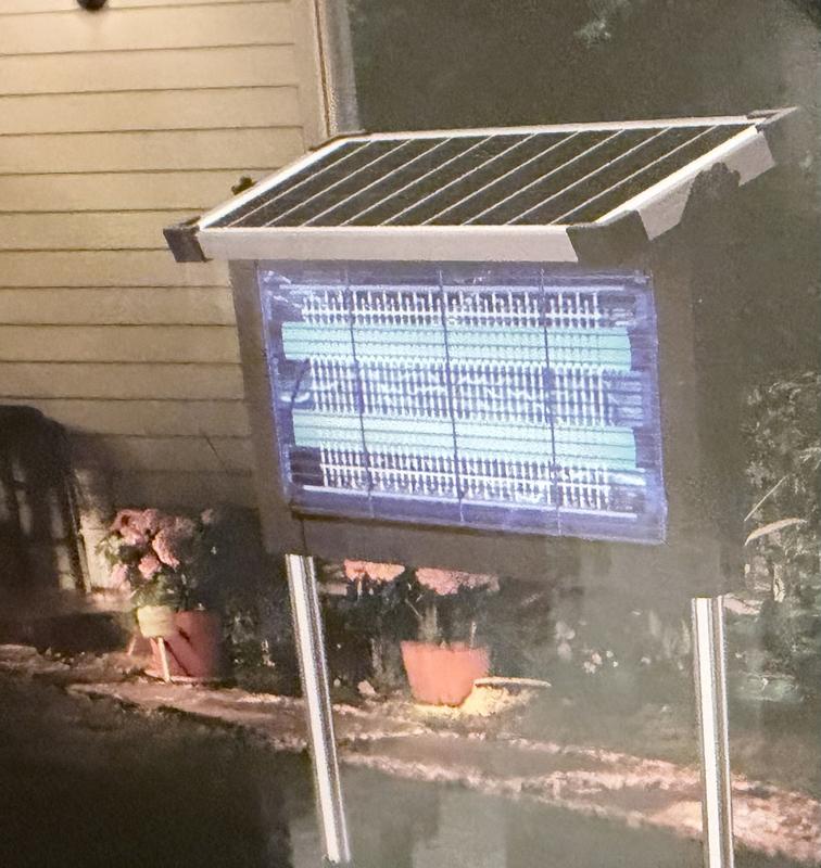 Anysun Solar Bug Zapper Outdoor Mosquito Zapper Waterproof Electric Fly ...