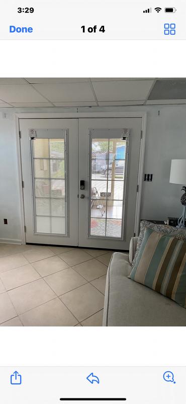 JELD-WEN F-3500 72-in x 80-in x 4-9/16-in Jamb White Fiberglass Right ...