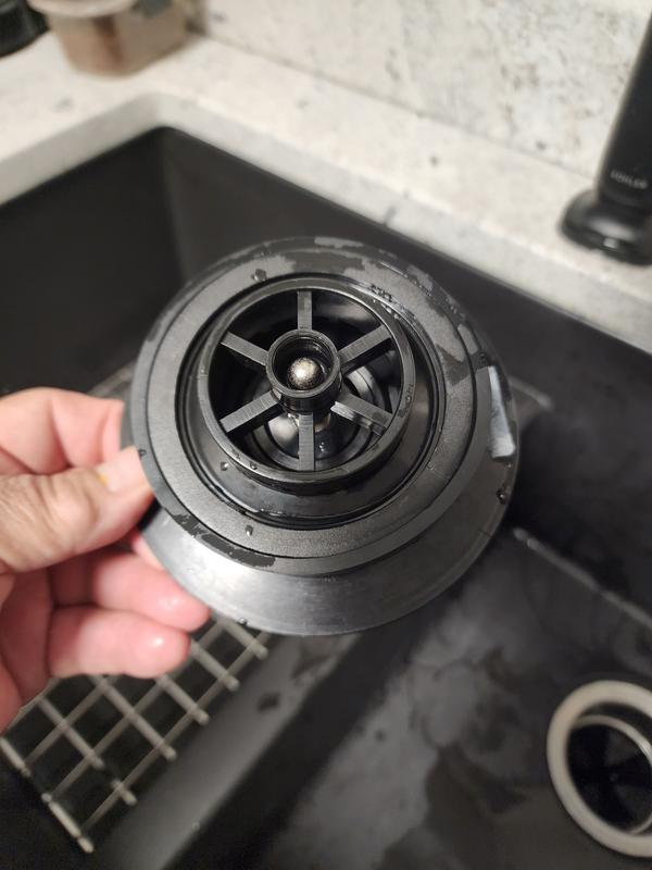 Karran QDFBR Decorative Disposal Flange 3.5-in Brown Plastic Rust ...
