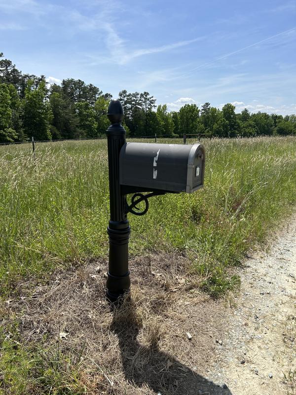 Gibraltar Mailboxes Black Polymer 4 X 4 Mount Mailbox Post VP000B01 at ...