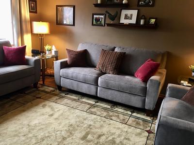 Mohawk Home Leaf Point 8 X 10 (ft) Brown Indoor Border Vintage Area Rug ...