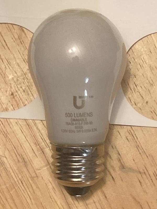 Utilitech 60 -Watt EQ A15 Daylight Screw bases Dimmable LED General ...