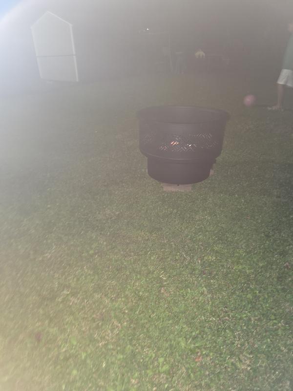Vicinity 26-in W Iron Round in the Wood-Burning Fire Pits department at ...