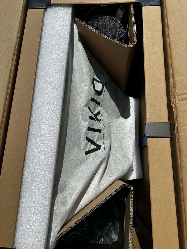 VIKIO 36-in Convertible 900-CFM Black Wall-Mounted Range Hood with ...