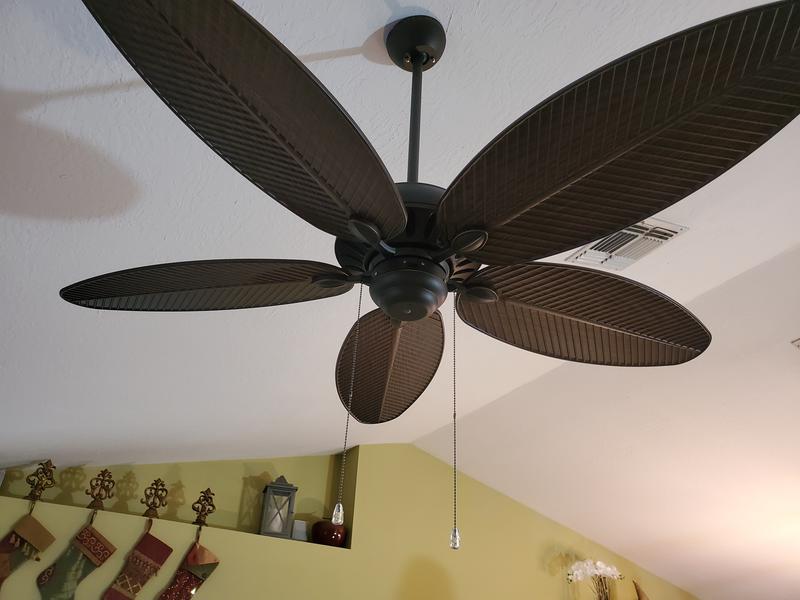 Generation Lighting Cruise 52-in Roman Bronze with American Walnut Abs ...