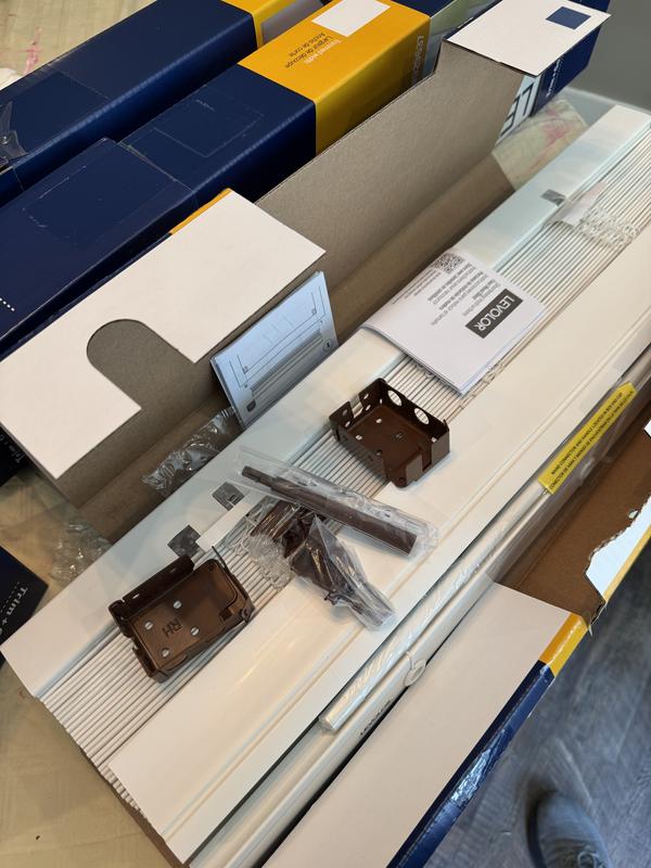 LEVOLOR Trim + Go 2-in Slat Width 33-in x 72-in Cordless Greige Faux ...
