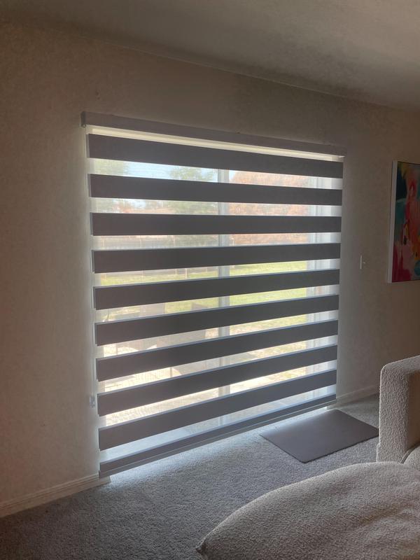 Style Selections Custom Banded Zebra Roller Shade 9040 at Lowes.com