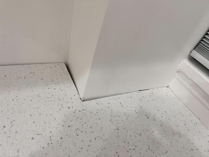 allen + roth Antiquity Solid Surface Gray Kitchen Countertop SAMPLE (4 ...