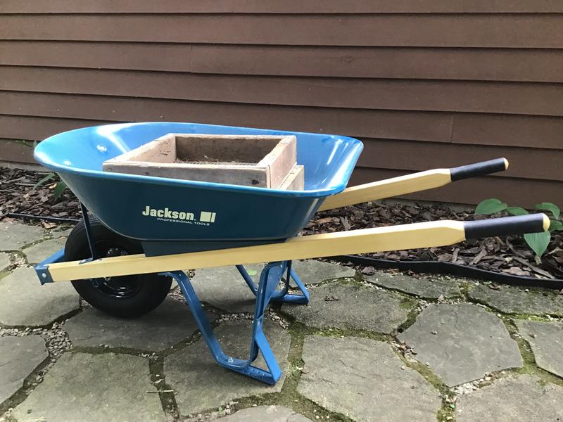 Jackson 5-cu ft 1 Wheel Steel Push Wheelbarrow Flat-Free Tire M5T22BB ...