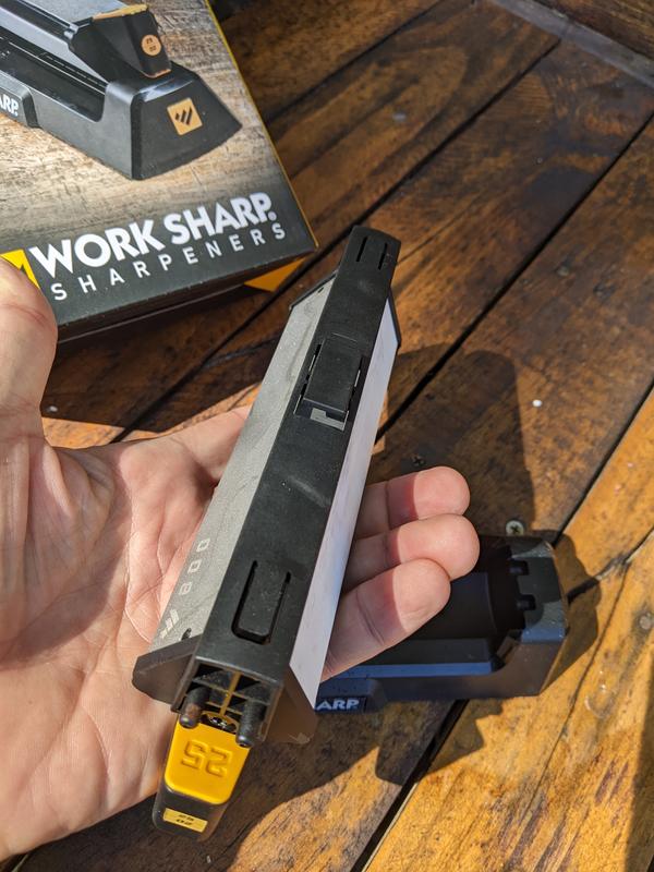 Work Sharp Benchtop Knife Sharpener - Tri-Brasive Stone - Diamond ...