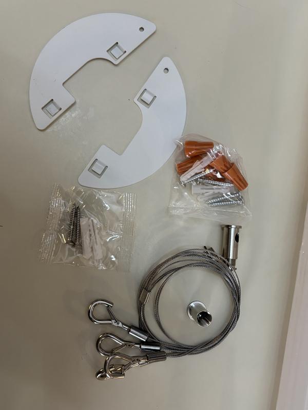 Honbei 2 Pack of 3.38 ft LED Shop Garage Light Color and Wattage ...