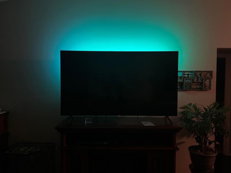 Philips Hue Indoor 10-ft Integrated LED Multicolor Strip Light in the ...