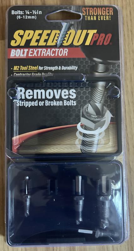 SpeedOut Metric and standard (SAE) Assorted drive Bolt Extractor Set in ...