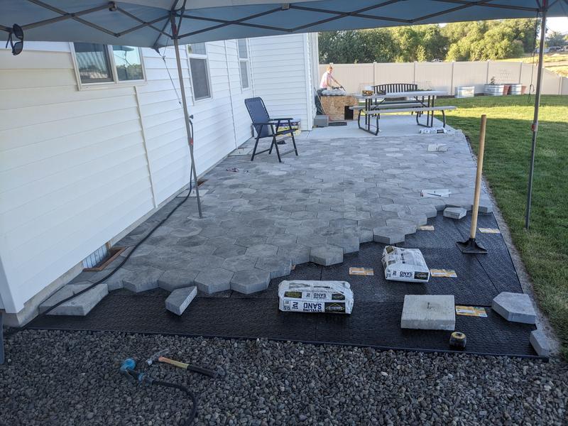 Oldcastle 12-in L x 10-in W x 2-in H Hexagon Rio Blend Concrete Patio ...