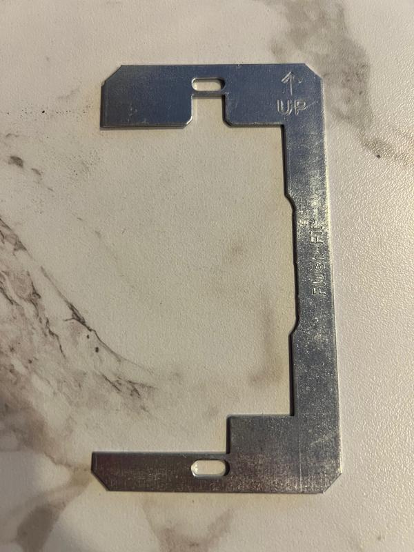 Hubbell RACO 3-Pack 4.4-in W x 0.25-in L Steel Wall Plate Spacer 999X ...