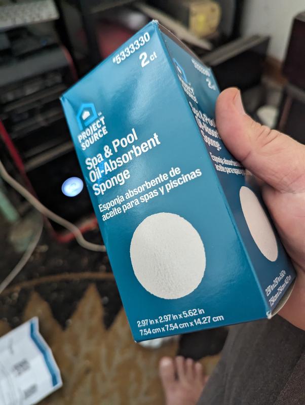 Project Source 2-Pack Spa and Pool Oil Absorbent Sponge SB01-PS at ...