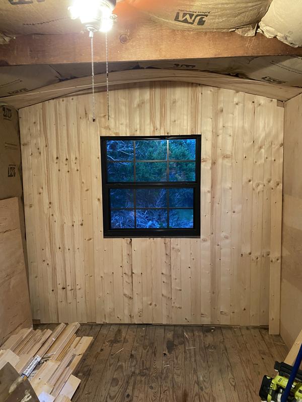 EverTrue Stainable Gold Wood Wall Panel ( in the Wall Panels department ...