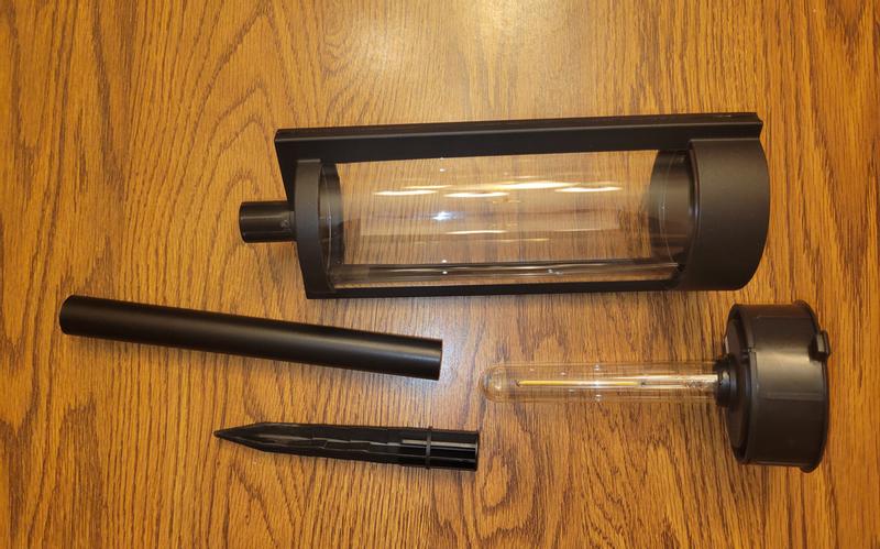 Harbor Breeze 2-Pack Round Bollard 15-Lumen 1.5-Watt Black Solar LED Outdoor Path Light (3500 K ...