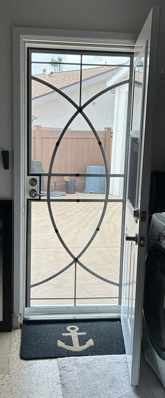 RELIABILT Rio 72-in x 81-in Black Steel Universal/Reversible Surface ...