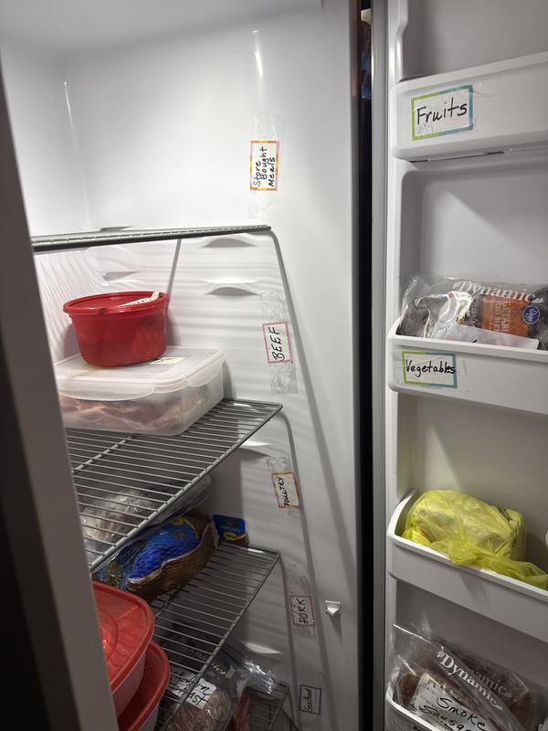 Frigidaire 13-cu ft Garage Ready Frost-free Upright Freezer (Brushed ...