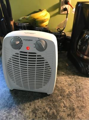 Profusion Heat Up to 1500-Watt Fan Compact Personal Indoor Electric ...