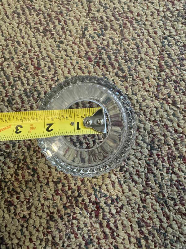 Style Selections 4.7-in x 5-in Cylinder Clear Ribbed Glass Vanity Light ...