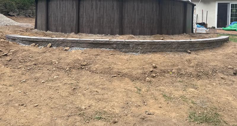 3-in H x 16-in L x 11.2-in D Brown/Charcoal Concrete Retaining Wall Cap ...