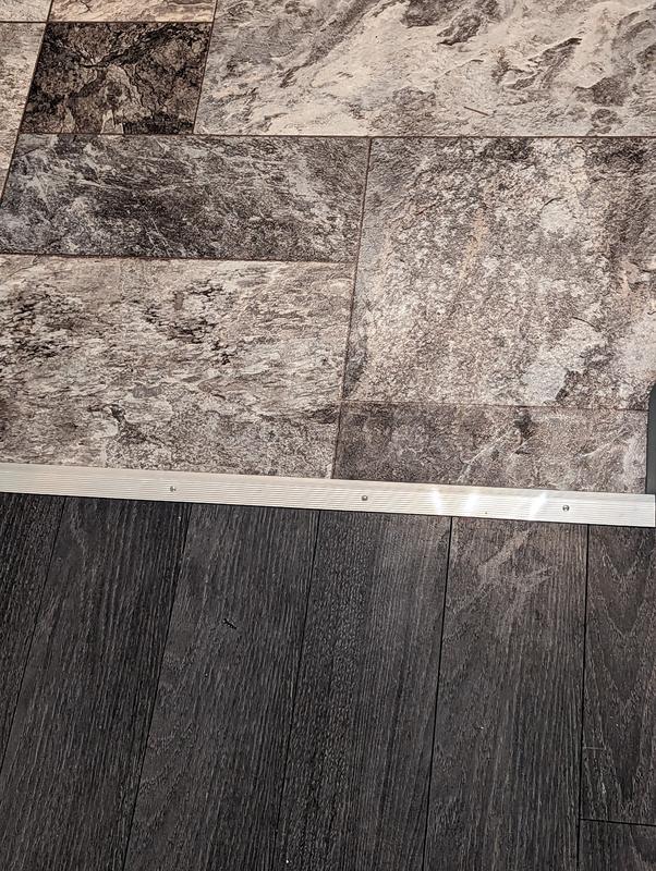 Style Selections Montfort Slate Gray Stone Look 9.84-mil x 12-ft W ...