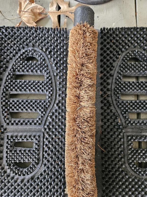 Rubber-Cal 1-ft x 2-ft Brown Coir Rectangular Indoor or Outdoor Home ...