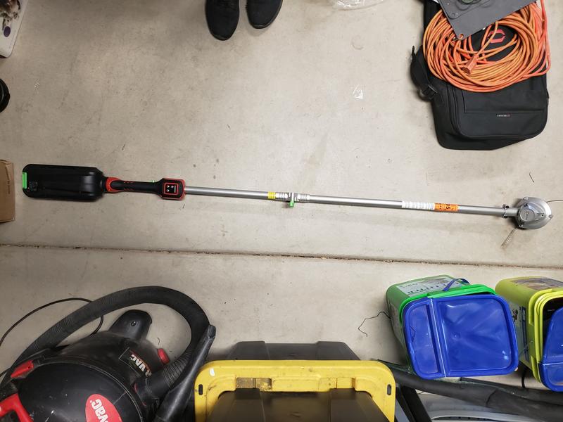 Henx 40-volt 14-in Straight Shaft Battery String Trimmer 2.5 Ah ...