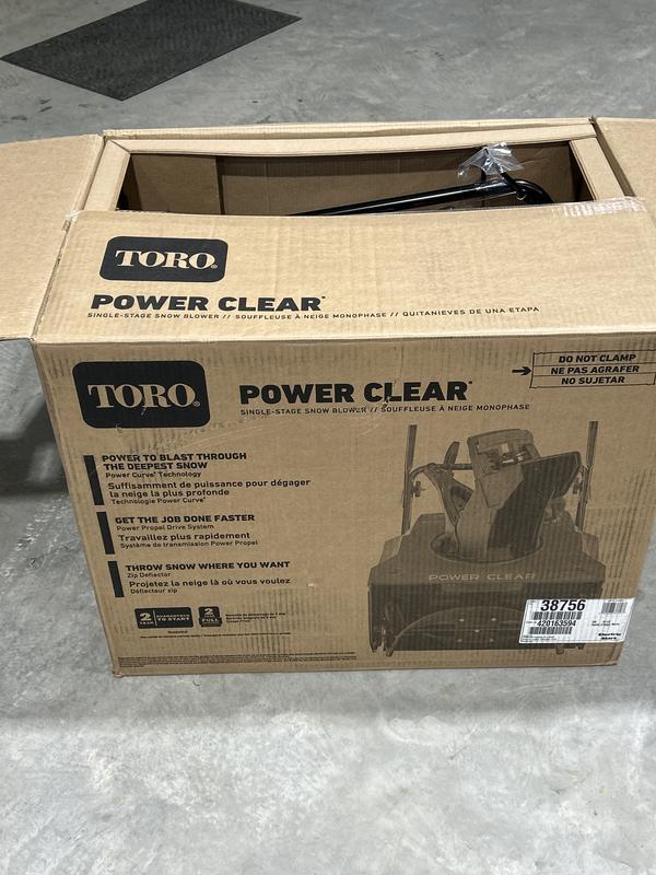 Toro Power Clear 21-in Single-stage Self-propelled Gas Snow Blower ...