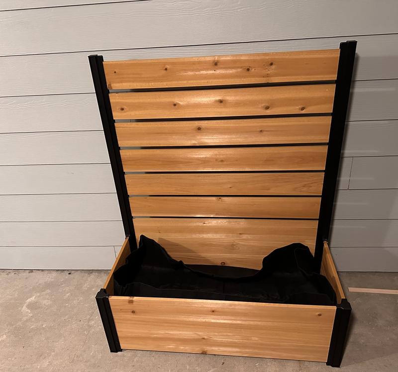 Enclo Privacy Screens Concord 41-in W x 73-in H Wood Planter Box Cedar ...