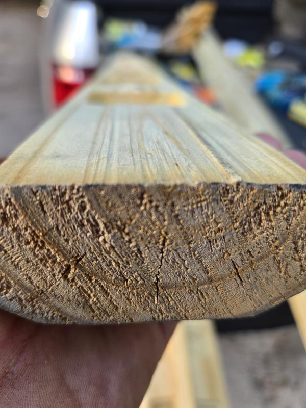 Severe Weather 6-ft L x 2-in W x 2-in H Natural Pressure Treated Wood ...