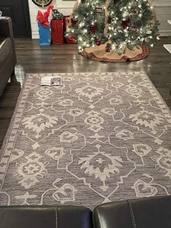 allen + roth Callaway 9 X 12 (ft) Wool Mocha Indoor Area Rug 28271 at ...