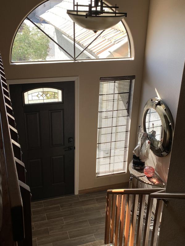 Therma-Tru Parson Entry Door 68-in x 80-in x 4-9/16-in Fiberglass 1/4 ...