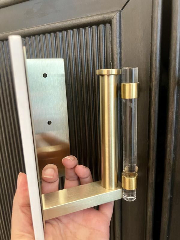 BWE Brushed Gold Freestanding Single Post Toilet Paper Holder A-91043 ...