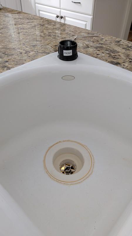 allen + roth Merrick Stainless Steel Single Handle Deck-mount Pull-down ...